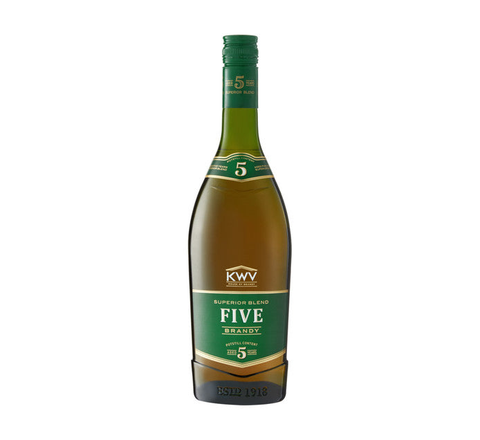 KWV 5 Year Old Brandy 750ml – Watergat LTD